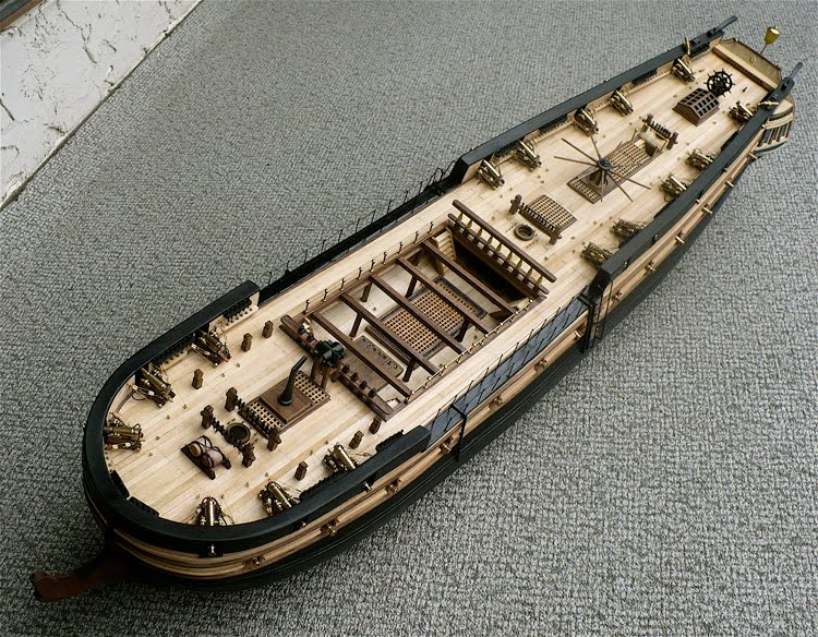 The Great Canadian Model Builders Web Page!: H.M.S. Surprise (Top Deck ...