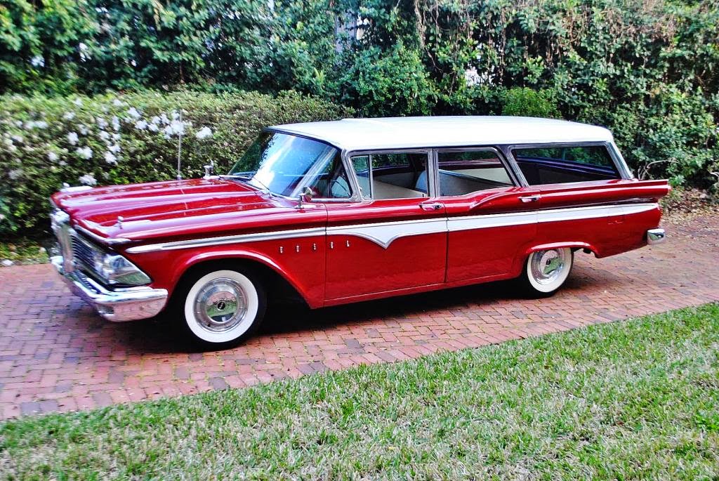All American Classic Cars: 1959 Edsel Ranger Villager 4-Door Station Wagon