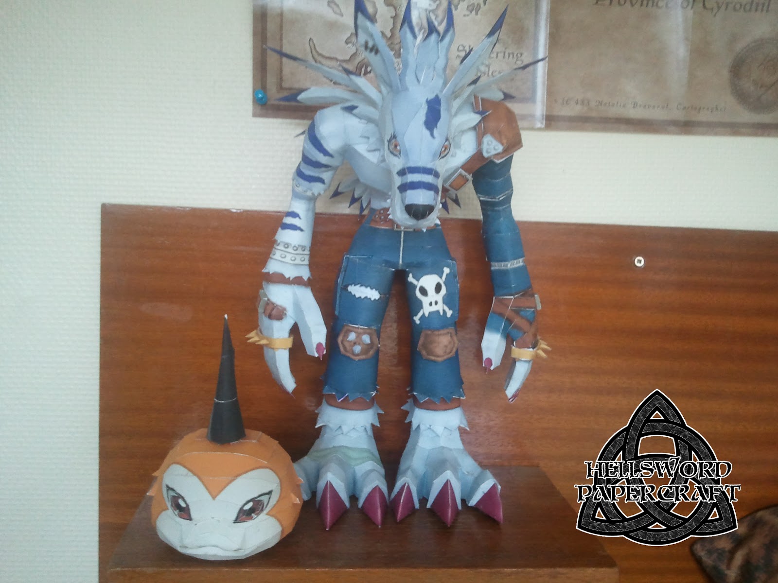 Hellsword Papercraft: Digimon Tsunomon Papercraft