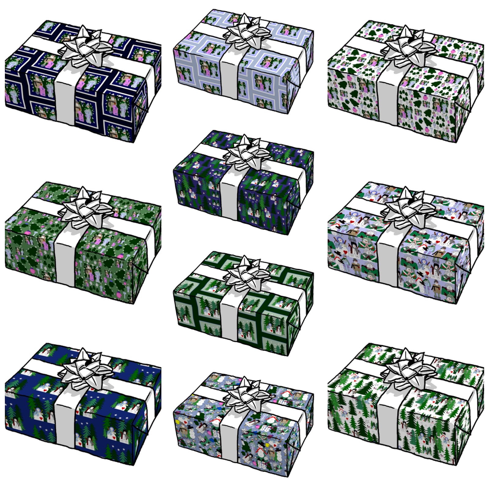 Linda's Blog: My Custom Gift Wrap Arrived - Yippee!