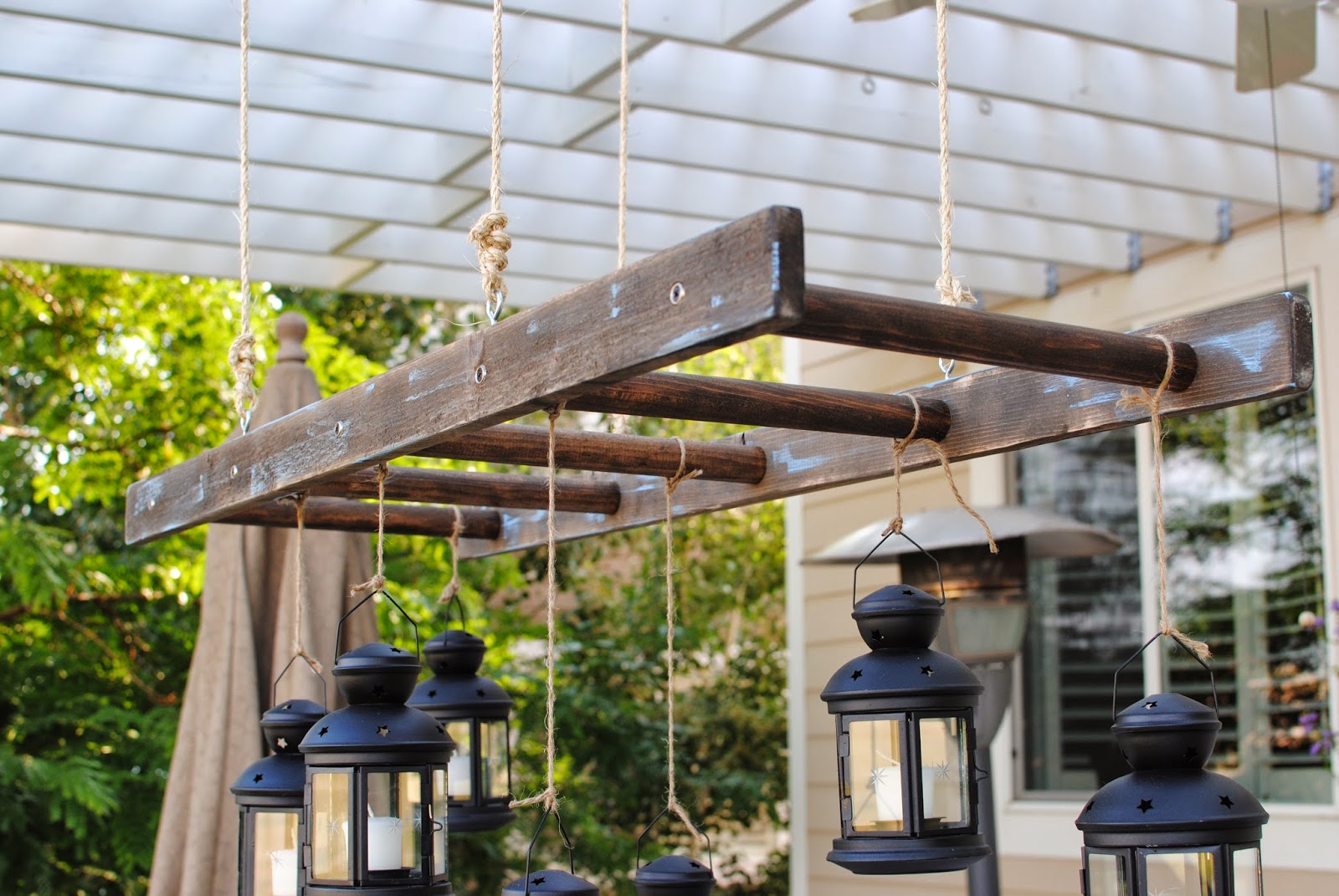 Edna Faye Creations: Rustic Pot Racks and Ladders