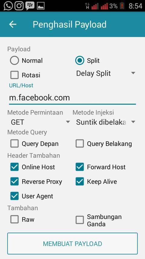 Cara Membuat Config HTTP Injector Di Android Mudah Dan Langsung Konek ...