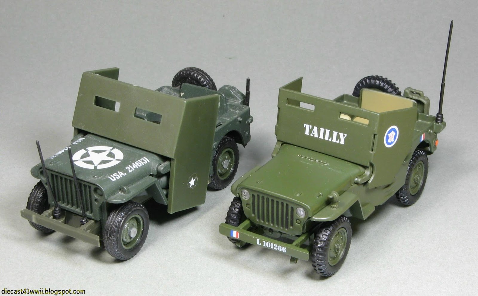 Military scale models: Jeep Willys Armoured Car. Victoria