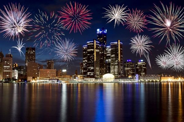 RETRO KIMMER'S BLOG: FORD FIREWORKS IN DETROIT JUNE 26 2017