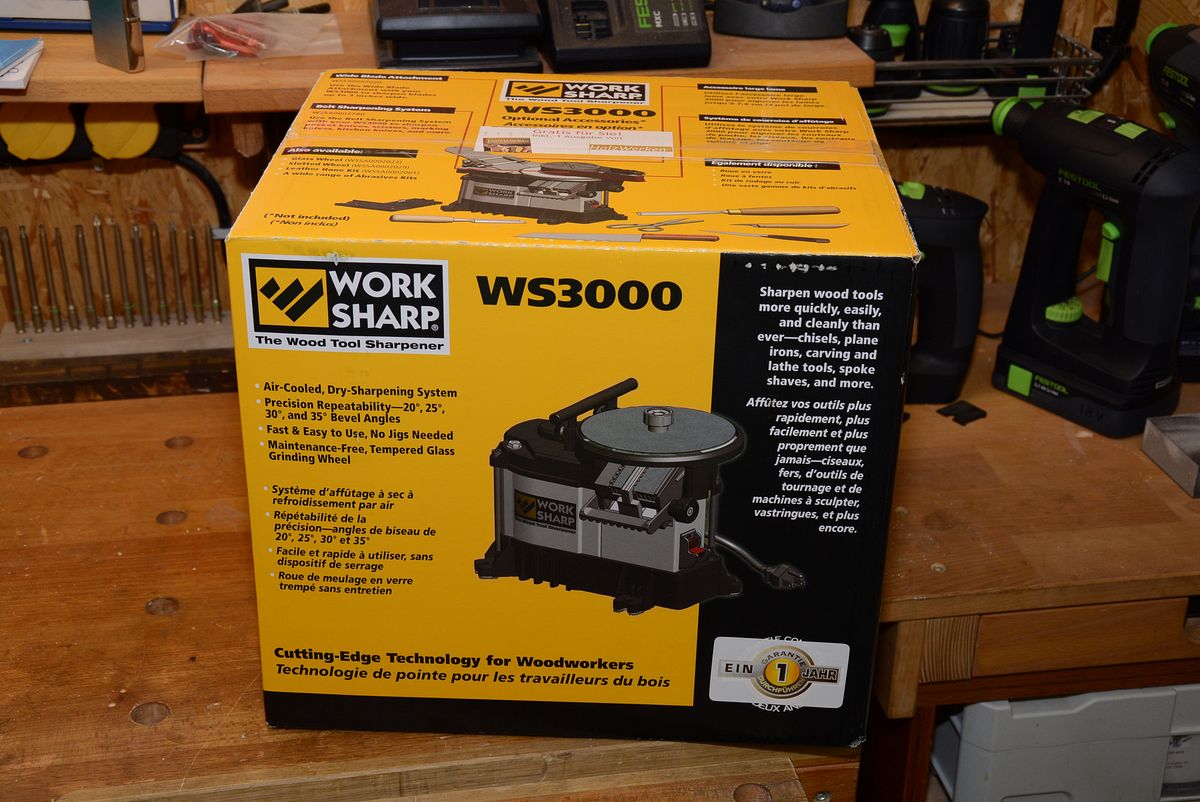Michas Holzblog: Neuzugang in der Werkstatt: Worksharp WS3000 Schleifgerät