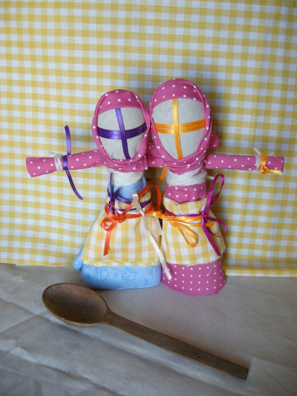 Motanka Doll: Куклы на деревянных ложках - Dolls made from wooden spoons