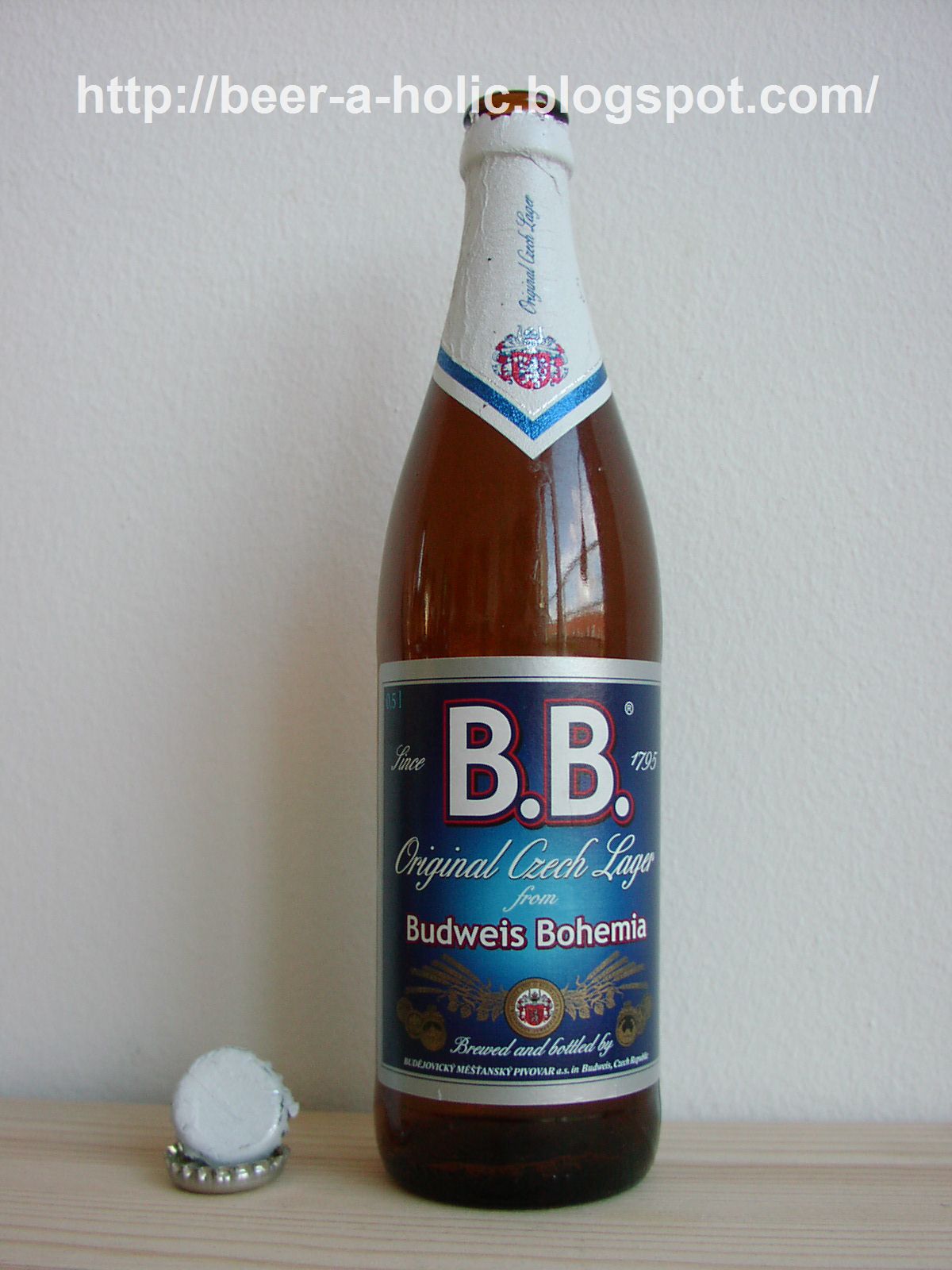BEER-A-HOLIC: B.B. (Budweis Bohemia) from Czech Republic