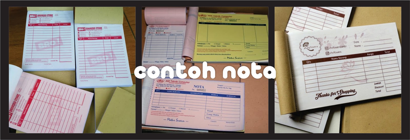 sablon plastik: Nota