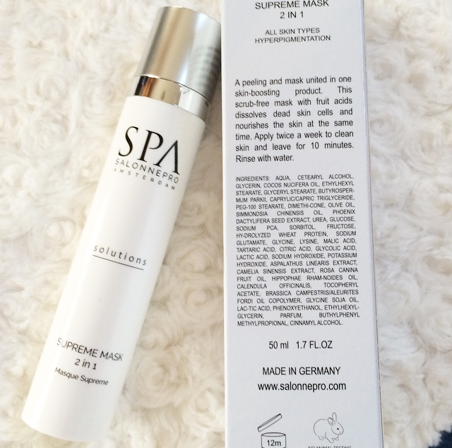 SPA Salonnepro Amsterdam supreme mask
