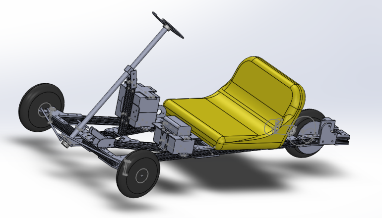 MIT Department of Silly Go-Karts: Tri-Force Kart! =)