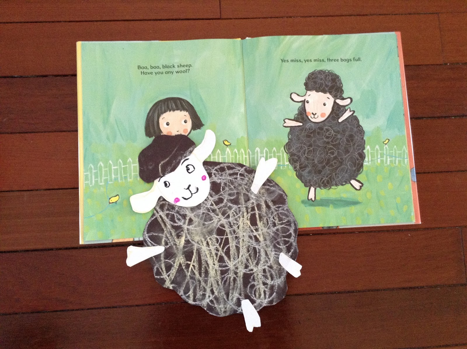 TeacherMomPlus3: Preschool Nursery Rhyme Activities-Baa Baa Black Sheep