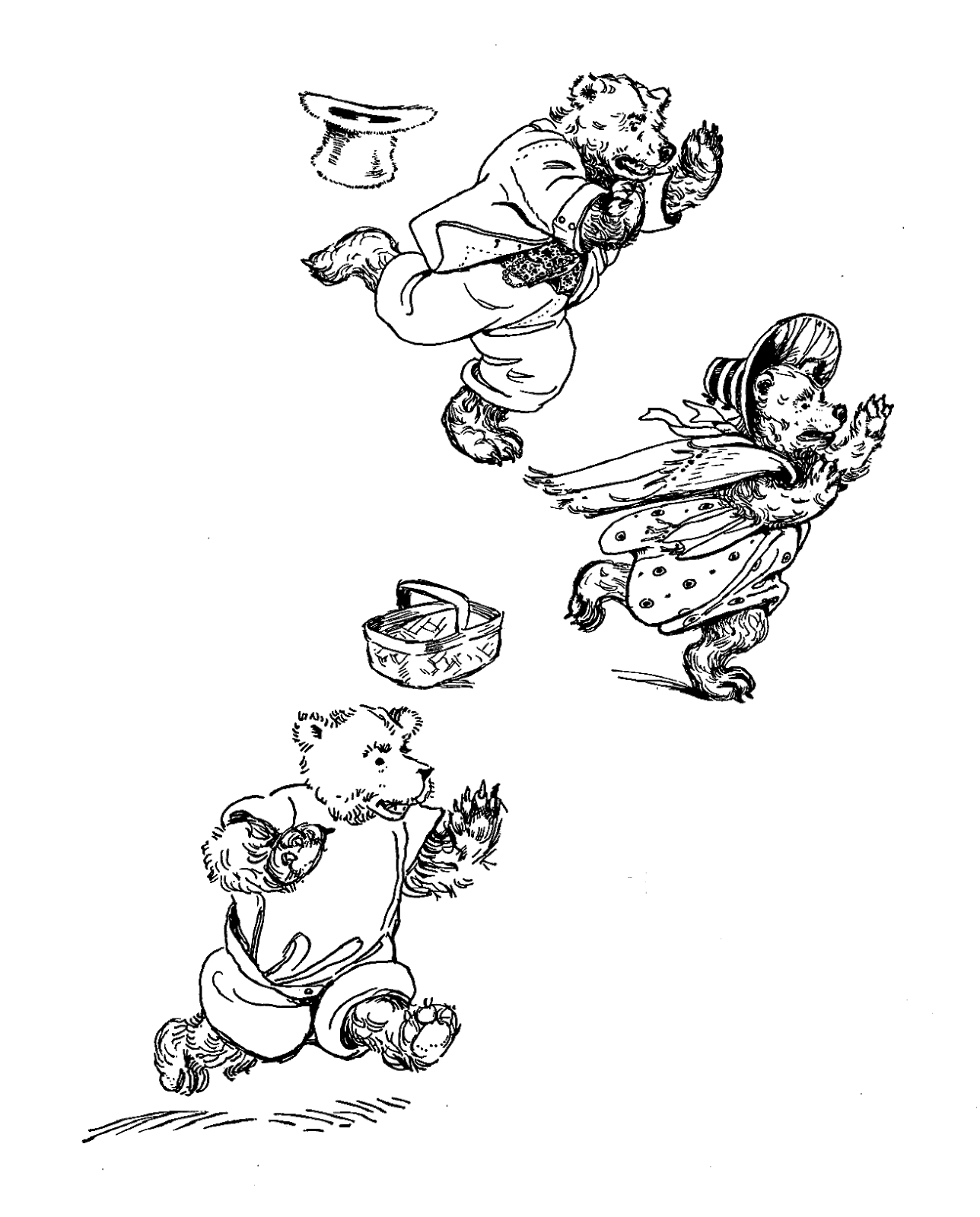 Digital Stamp Design: Free Bear Digital Stamp: Printable Collage Sheet ...