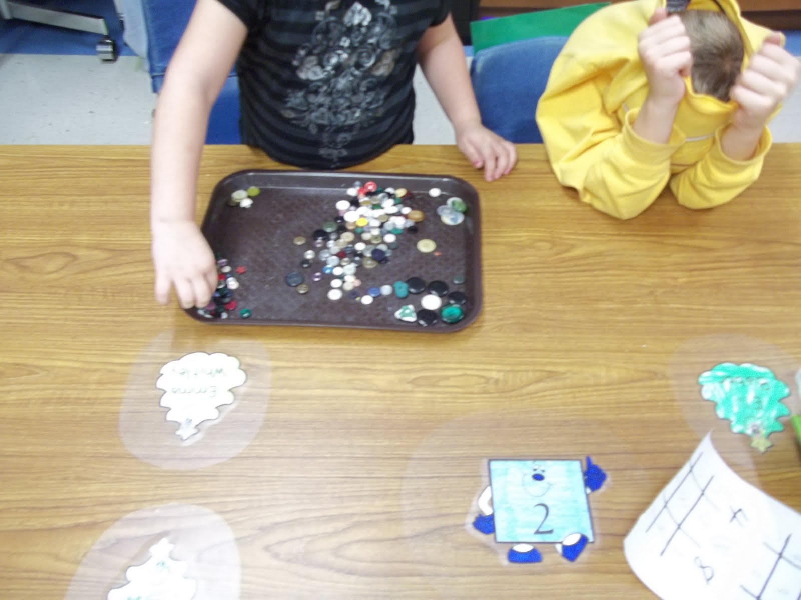 Math Tubs in Kindergarten: December Math tubs