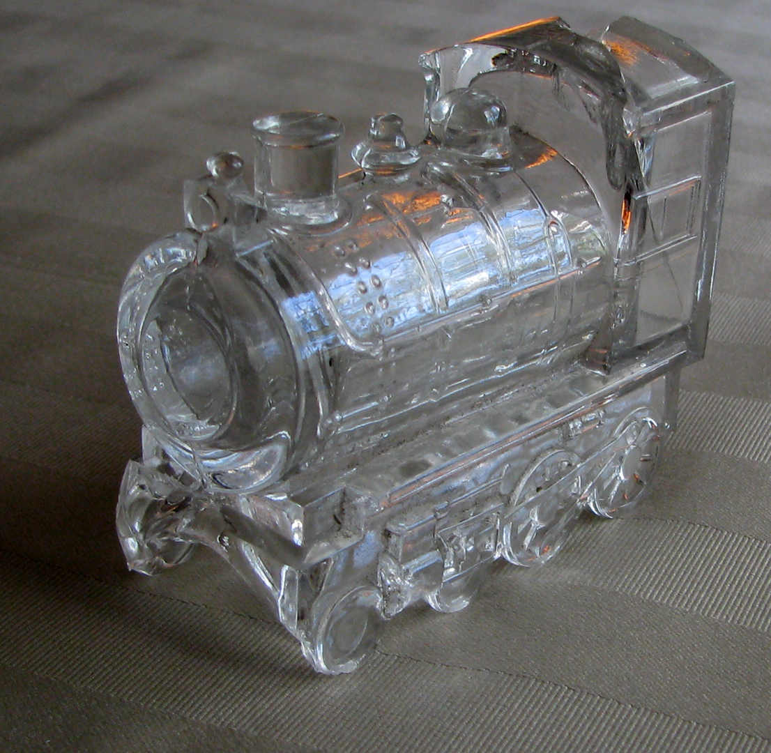 Larry's Photo a Day: Glass Toy Train.......