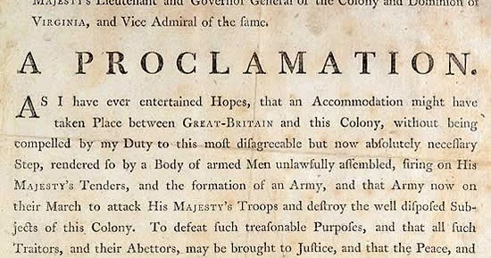 American Revolution Podcast: Episode 077: Dunmore Proclamation and the ...