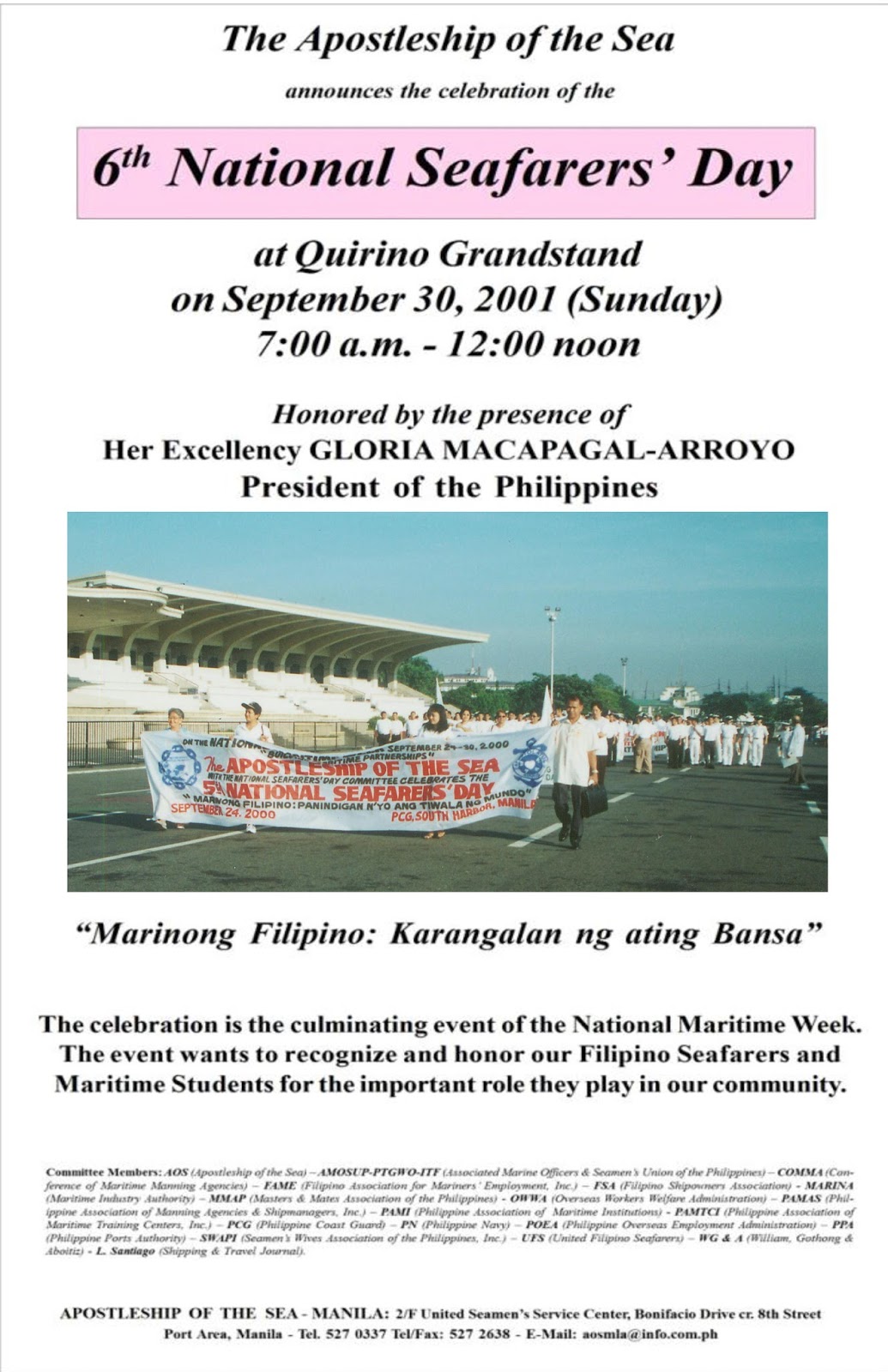 pinoy seafarers' rights: National Seafarers' Day posters