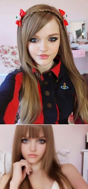 [Gambar]5 Orang Gadis Comel Yang Memiliki Wajah Sebijik Anak Patung ...