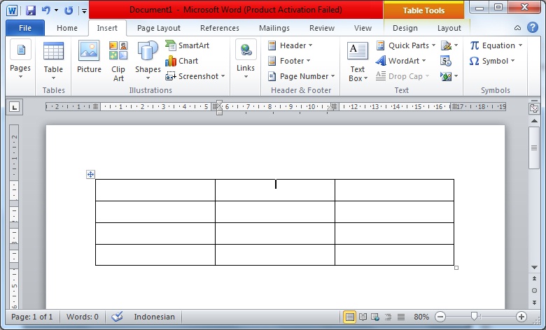 Cara Membuat Tabel di Microsoft Word dengan Mudah | Berbagi Berbagai Cara
