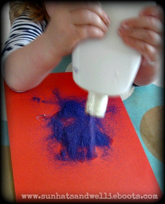 Sun Hats & Wellie Boots: Make Your Own Glue & Sand Art
