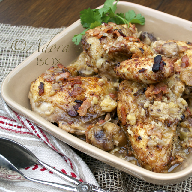 Adora's Box: CIDER AND CHESTNUT CHICKEN