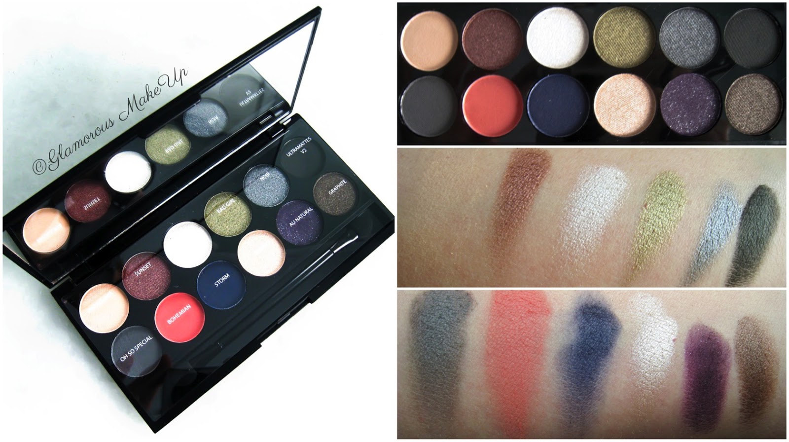 Sleek MakeUp Lagoon & Showstoppers iDivine palettes: Preview & Swatches ...