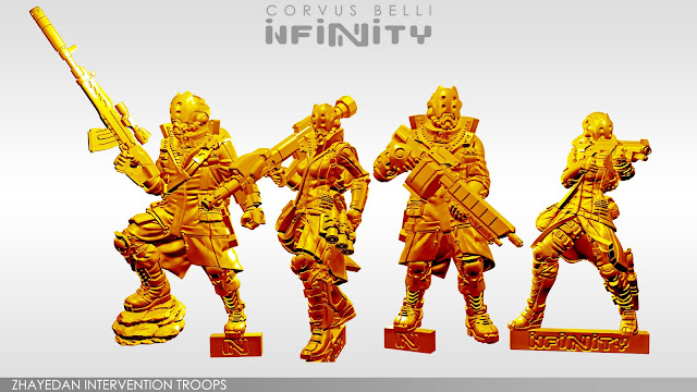 El Descanso del Escriba: Mas miniaturas de Infinity desde Adepticon 2019
