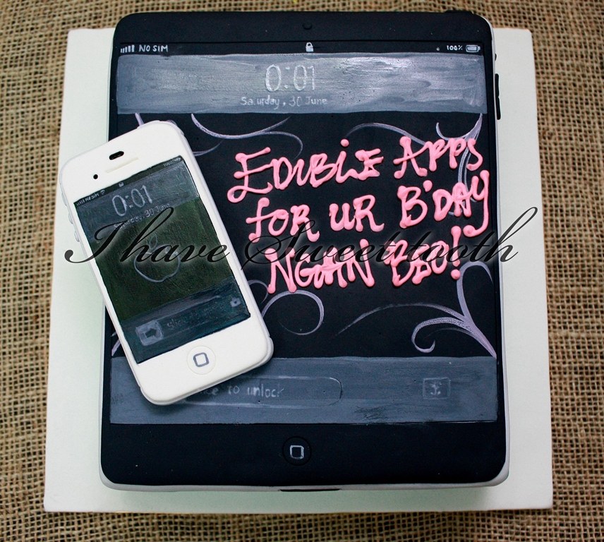 I Have Sweet Tooth: 30th June 2012: Edible Ipad and Iphone