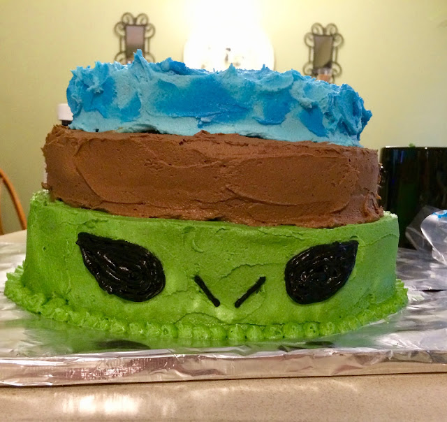 Home-Cooked & Handmade: Mysterious Creatures Birthday Cake