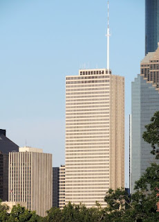 Houston in Pics: Two Shell Plaza Office Building in Downtown Houston