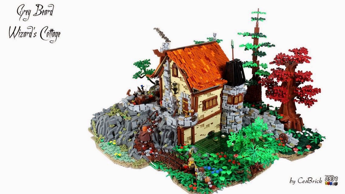 The Brick Bucket: Wizard's Cottage