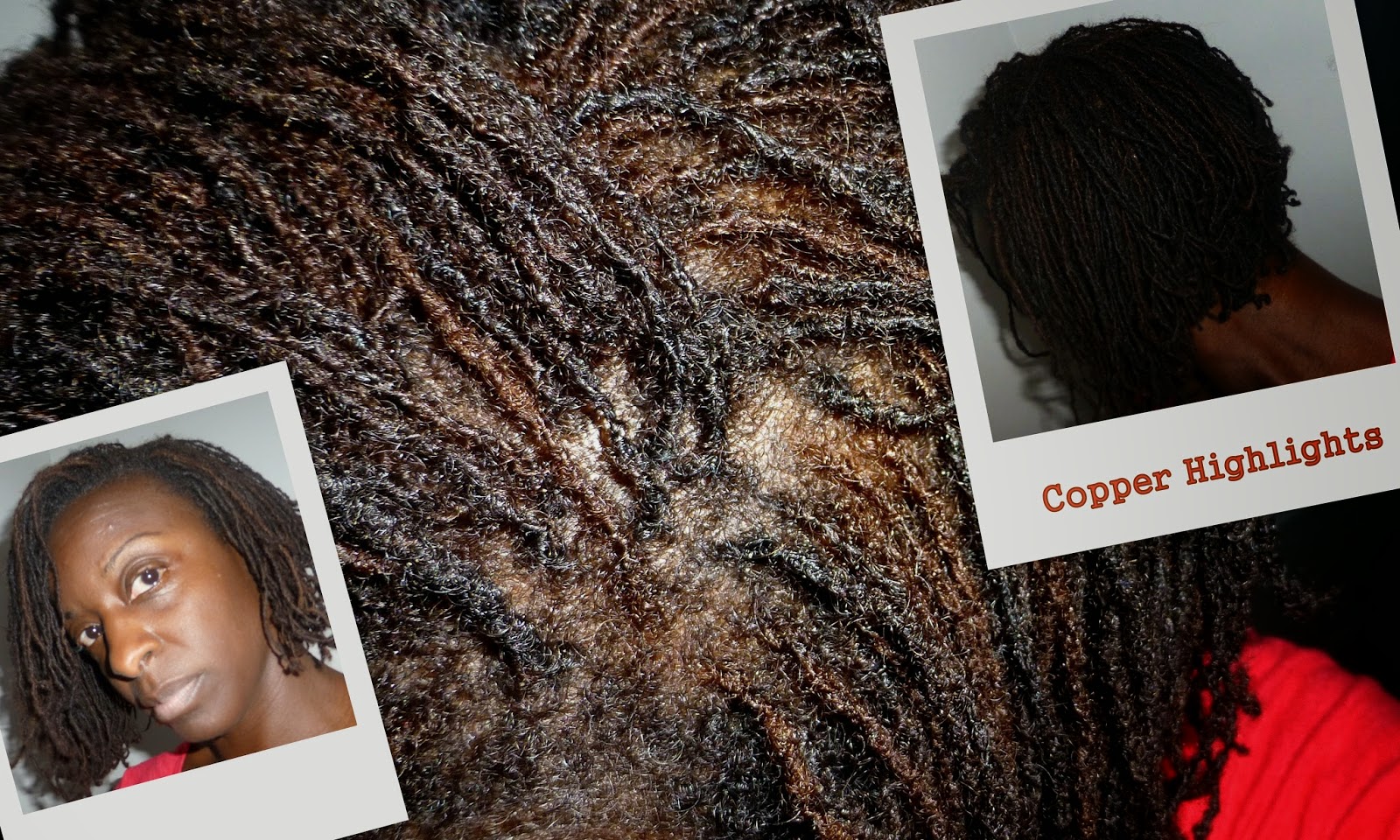 Sisterlocks with Copper Highlights