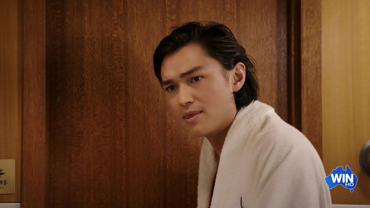 ausCAPS: Tim Kano shirtless in Neighbours