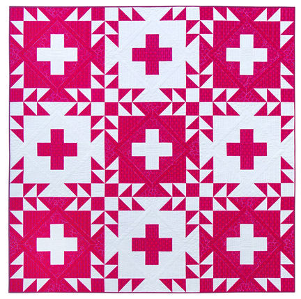 Color, Creating and Quilting!: Modern Plus Sign Quilts Blog Hop