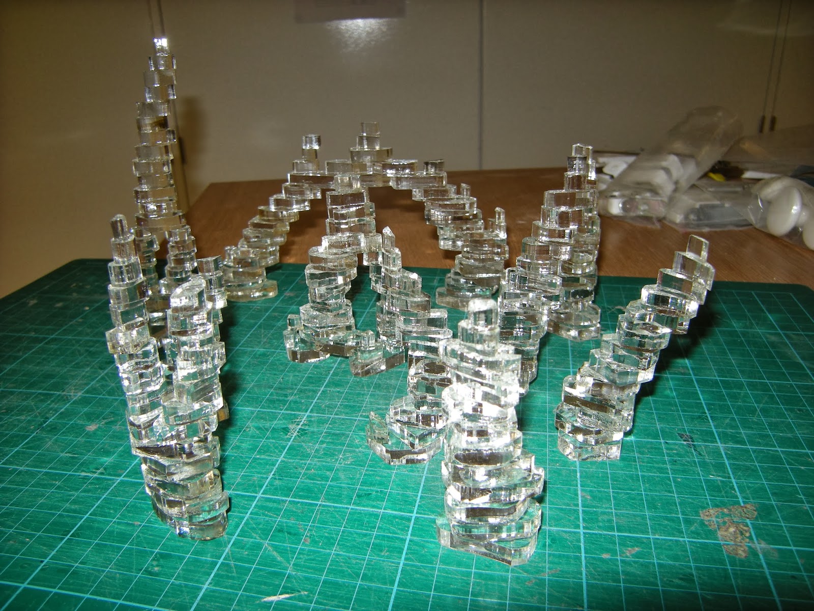 Iron Mammoth's Studio: Eye Catching Sci-Fi Scenics: Crystal Spires