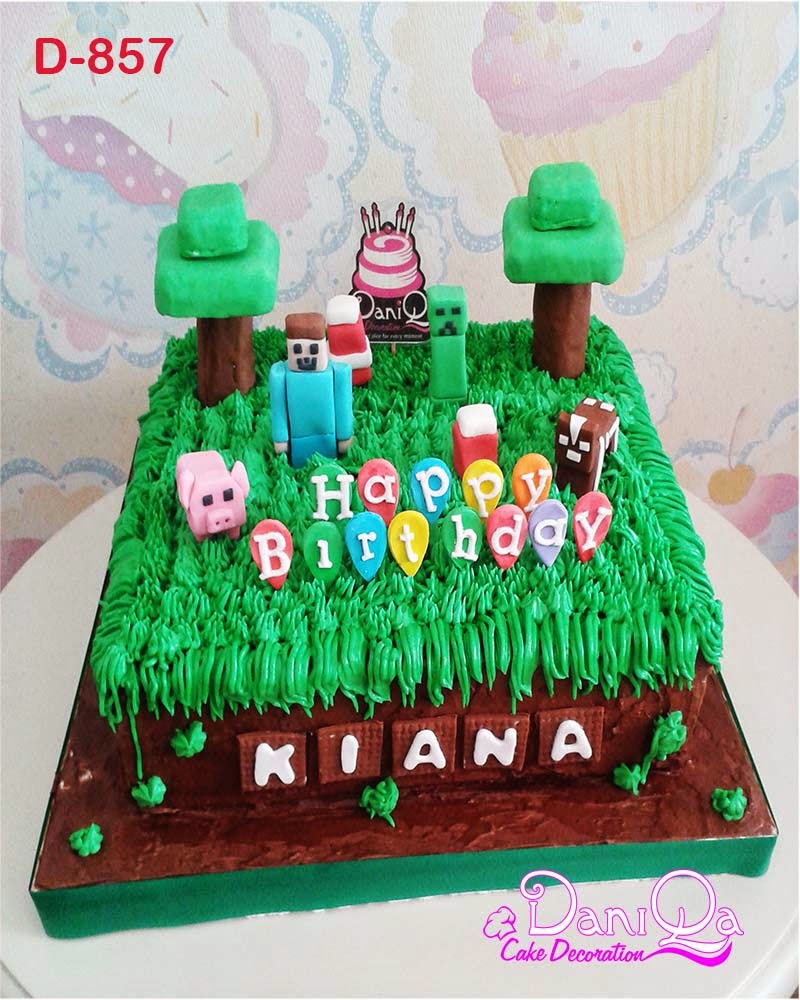 DaniQa Cake and Snack: Kue Ulang Tahun Minecraft