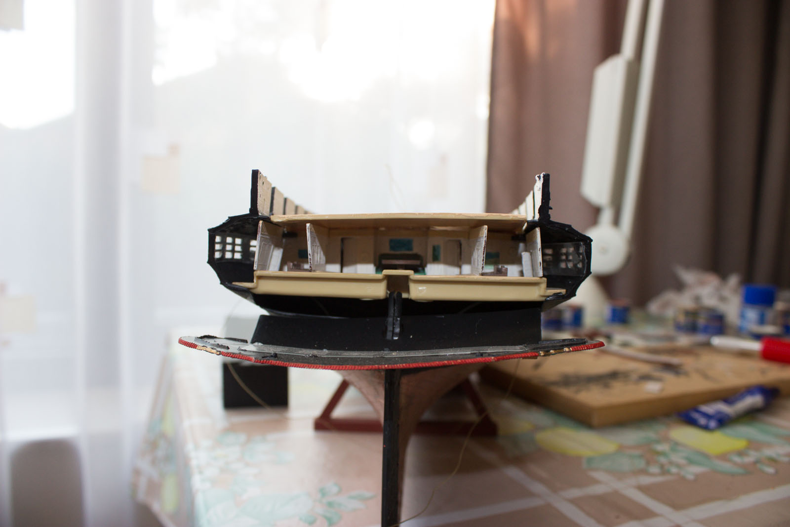 Sailing Ship Models: USS Constitution - Assembling the Spar Deck