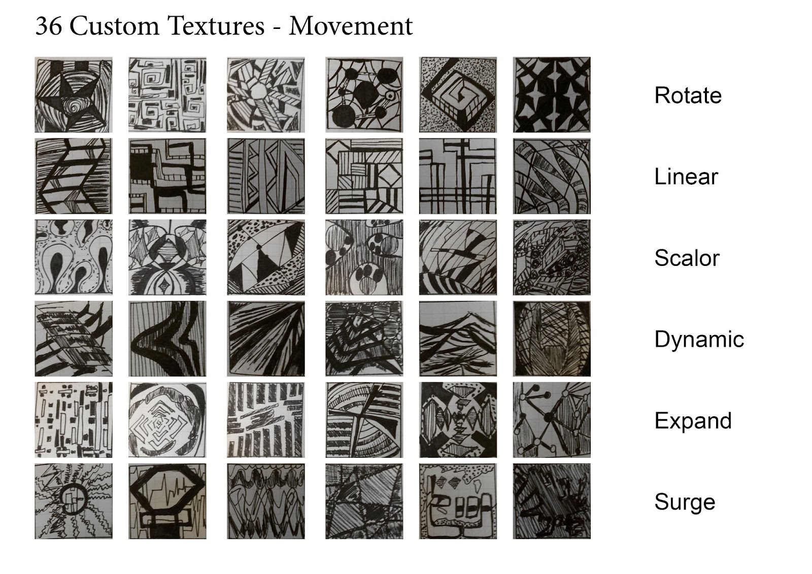william wong arch1101 : THE 36 CUSTOM TEXTURES_