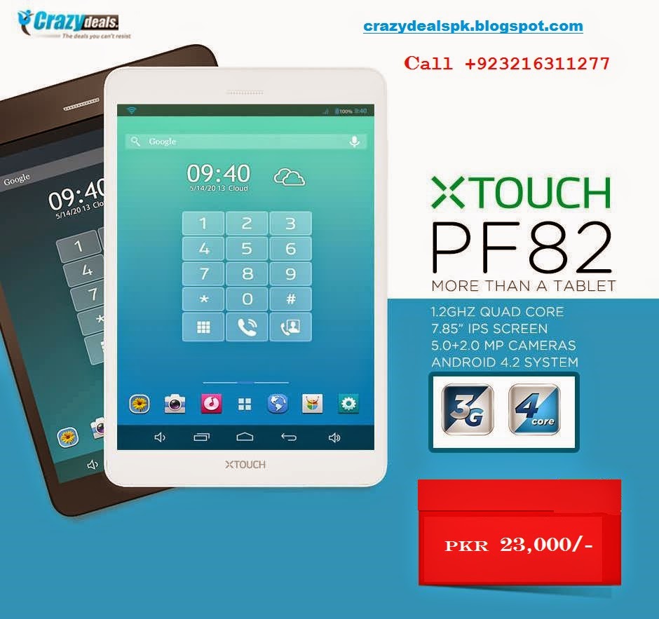 Xtouch PF82 3GTablet - The Deals you can't resist