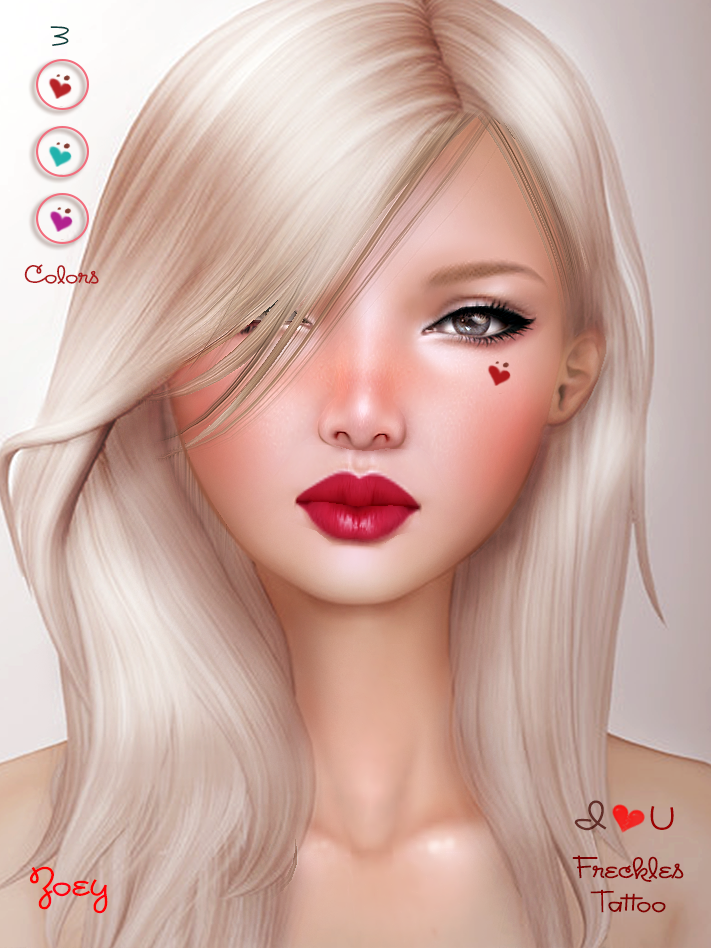 New Release "ZOEY" (AYA SKINS) (SECOND LIFE)