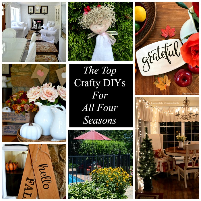 Ten Crafty DIYs For All Four Seasons - Exquisitely Unremarkable