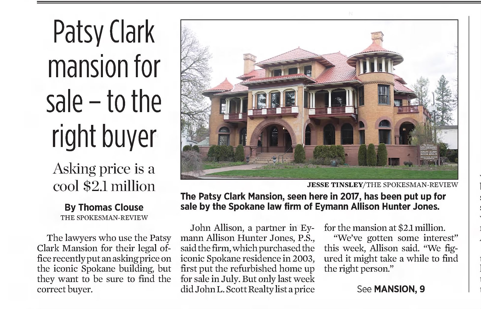 Car Tours of Washington (and beyond): Patsy Clark Mansion part 8, 2010s