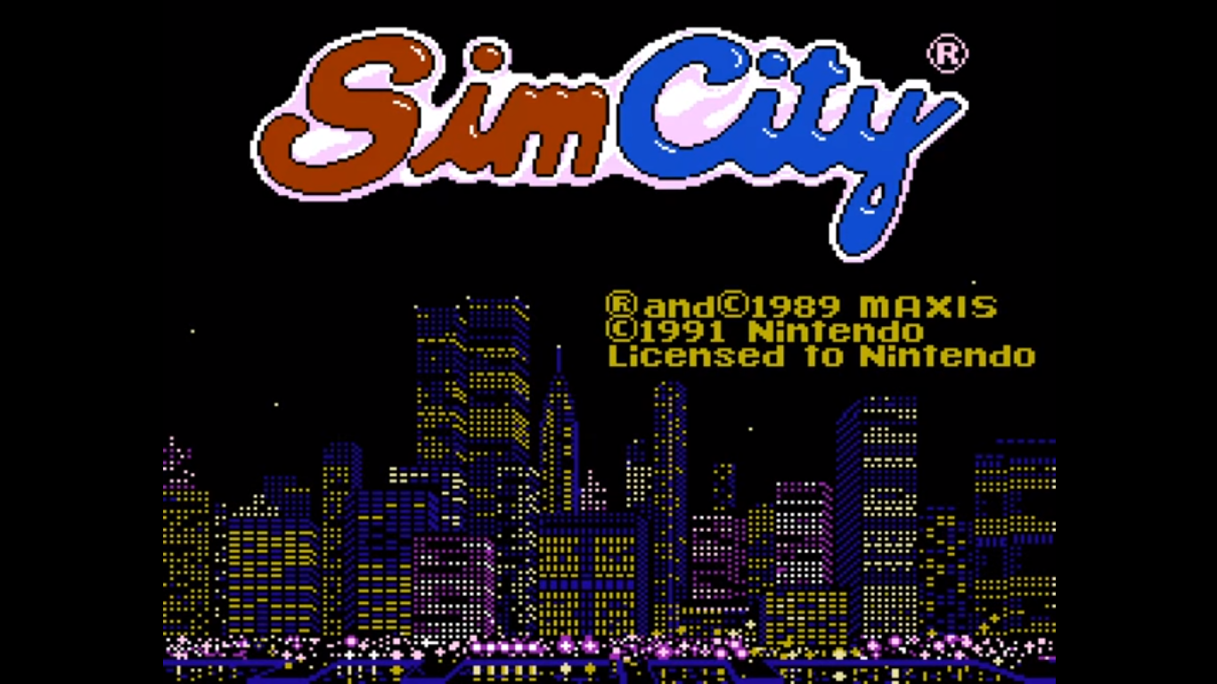 Protótipo de SimCity para NES surge depois de 27 anos e é ...