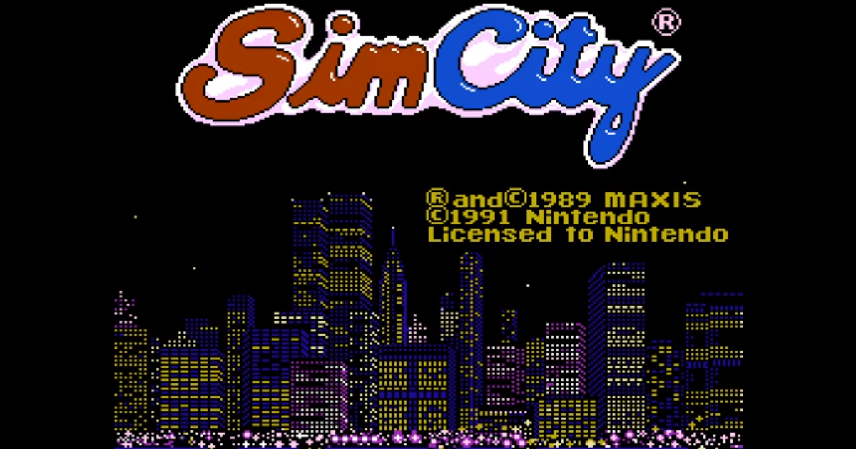 Protótipo de SimCity para NES surge depois de 27 anos e é ...