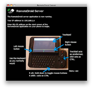 Urubu Downloads: Use o seu celular Android com mouse touchpad - RemotoDroid