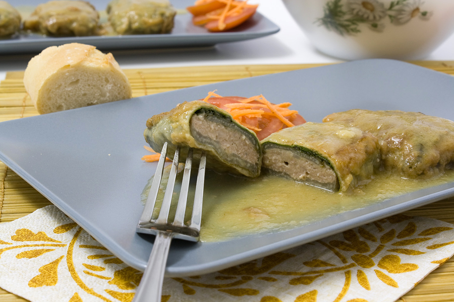 e-cocinablog: acelgas rellenas de albóndigas o albondigas de carne con ...