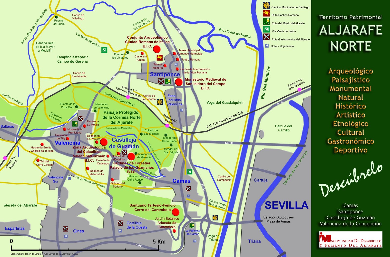 Joyas de la Ecovilla: TERRITORIO PATRIMONIAL DEL ALJARAFE NORTE
