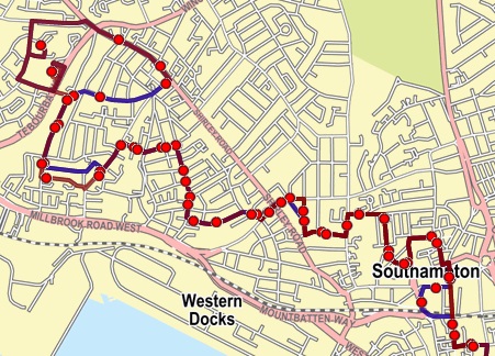 Southampton Bus Update: S1 & S2 changes from 30th June