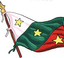 Viaje por la historia: Bandera trigarante :D