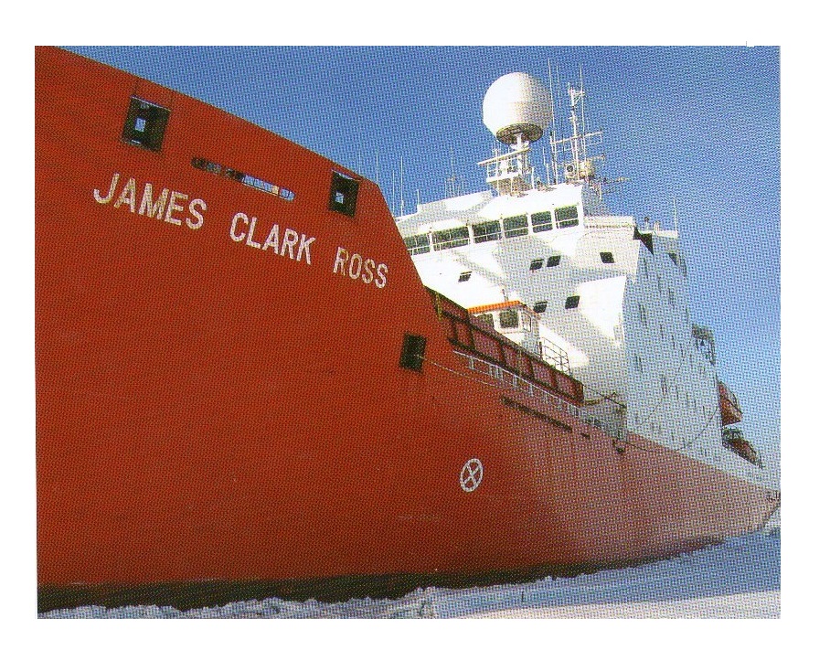 Postcards Journey: Antarctica - RR Ship James Clark Ross
