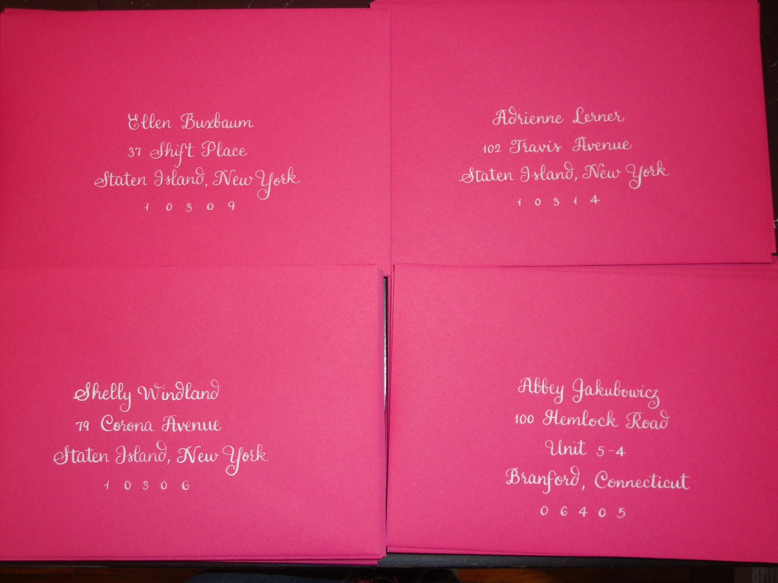 Calligraphy by Michele: More bright colors. So many this year!